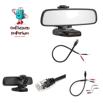 Mirror Mount + Mirror Wire for Uniden Radar Detectors - R1 R3 R4 R7 R8 ...