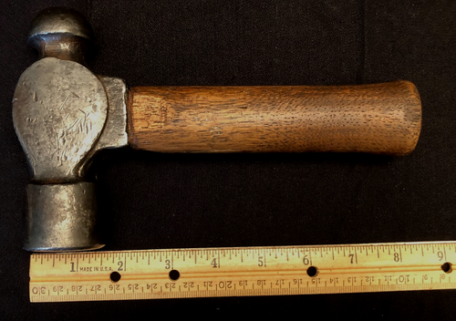 Handy 2 Lb Heavy-Duty Used Vintage 8" Short Fat Handle Ball Peen Hammer ...