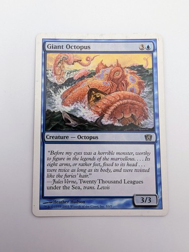 Magic the Gathering MTG Eighth (8th) Edition - GIANT OCTOPUS | eBay