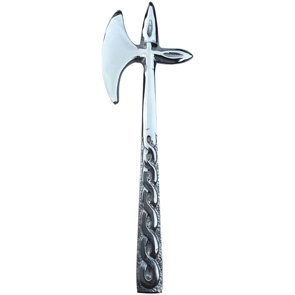 CC Lauder Battle-Axe Kilt Pin Chrome Finish 4"/Scottish Kilt Pin/Axe ...