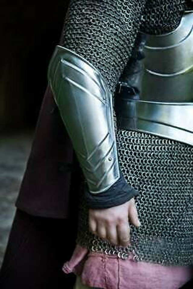 Armour Steel Bracers Warrior SCA Medieval Knight Bracers Knight LARP ...