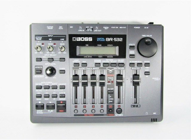 Boss Br-532 Digital Studio 4 Track Recorder Portable W/ 32mb Smart ...