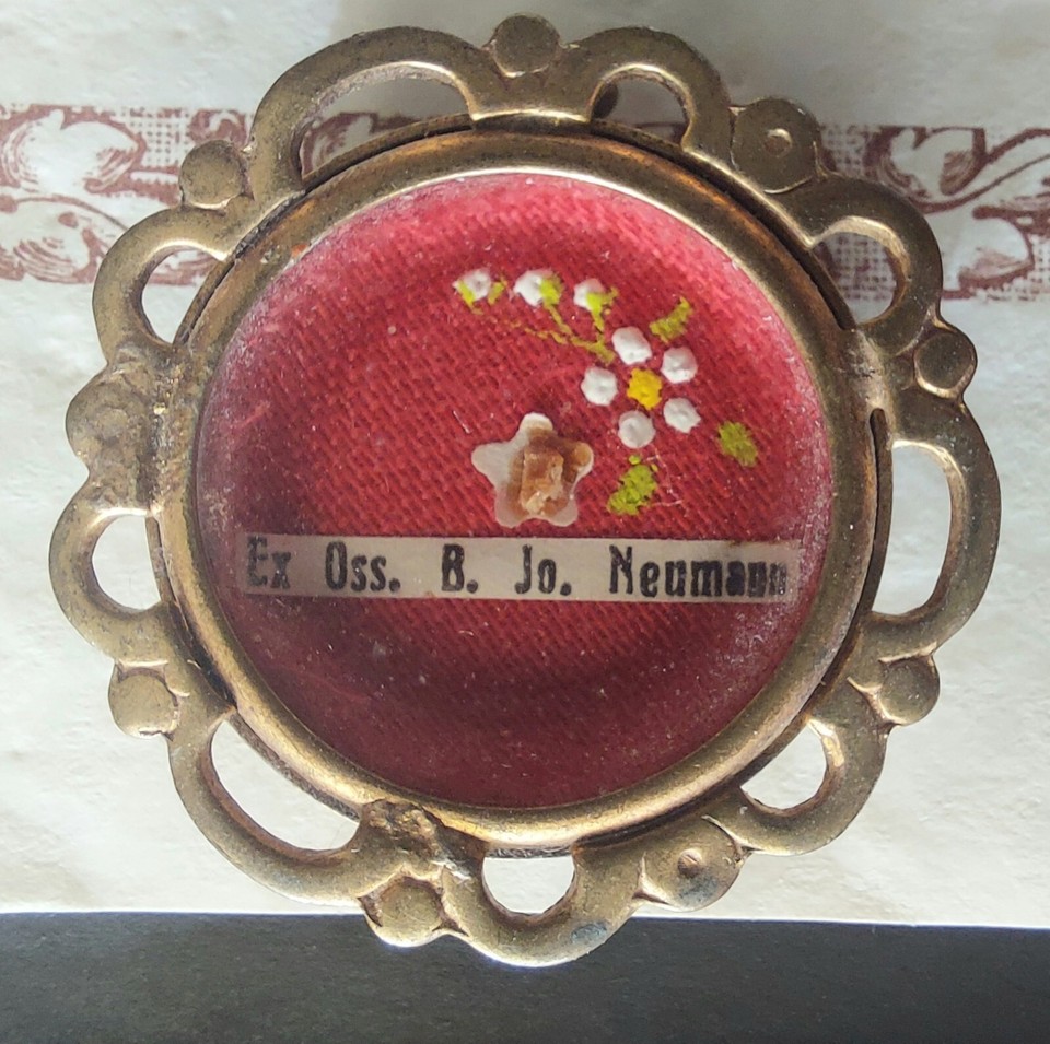 FIRST CLASS RELIC OF ST. JOHN NEUMANN INCLUDES COA | eBay