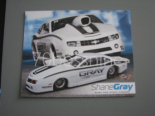 SHANE GRAY 2012 GRAY MOTORSPORTS PRO STOCK CAMARO 8x10 NHRA DRAG RACING ...