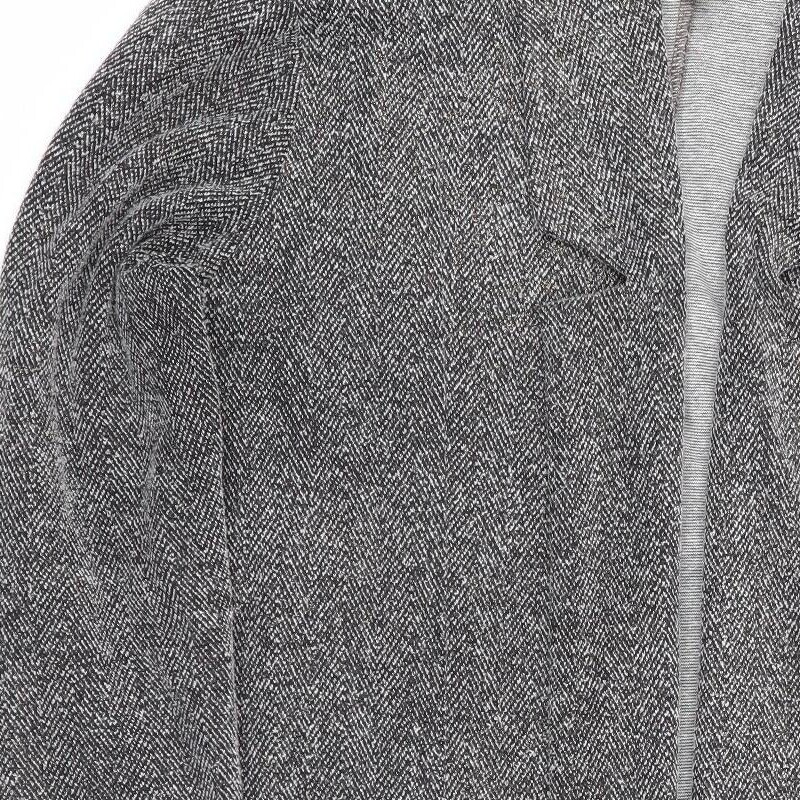 River Island Womens Grey Herringbone Jacket Size 10 Subtle shimmer ...