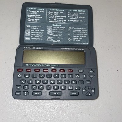 Franklin Language Master LM-2015 Dictionary Thesaurus Electronic 1989 ...