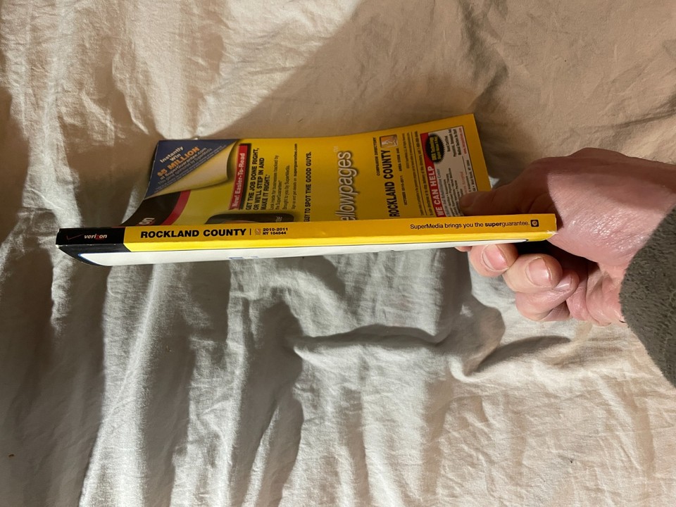 Rockland County New York NY Yellow Pages Phone Book 2010 Directory | eBay