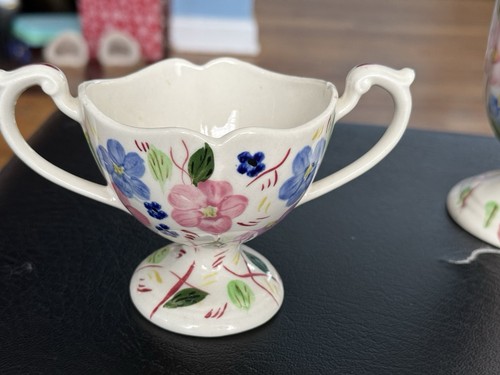 Vintage Blue Ridge China Tea Pot w/Lid Sugar, Creamer | eBay