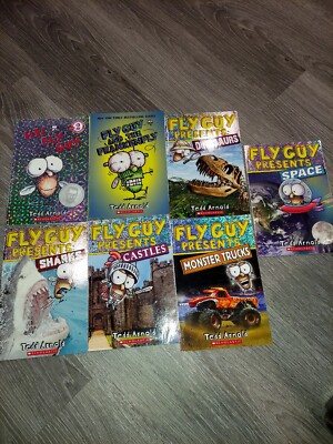Fly Guy by Tedd Arnold Lot of 7 Scholastic Beginning Readers Books ...