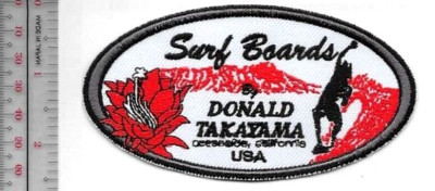 Surfing California Donald Takayama Surf Boards Oceanside, Patch vel NO ...