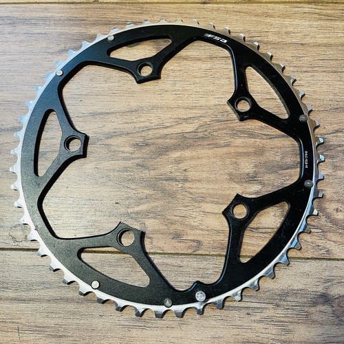 FSA Full Speed Ahead Road Chainring 53T 130 BCD 5-Bolt 10 Speed Black ...