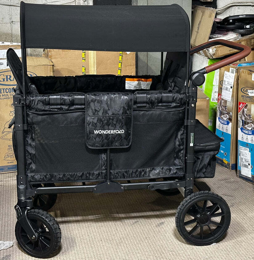 Wonderfold Wagon W4 Luxe Quad Stroller Wagon (4 Seater) - Black Camo | eBay