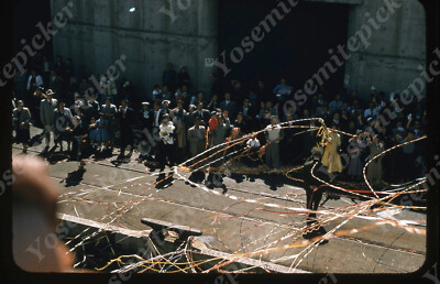 Sl84 Original Slide 1950's RK San Francisco Pier 50 APL Navy ship 973a ...