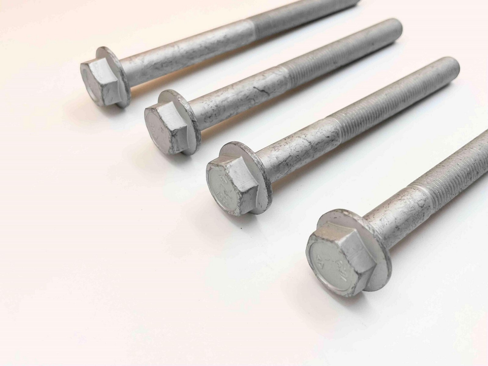 5 St. Schraube mit Flansch M12x110 10.9 (M12x1,5x110) Zinklamelle , DBL ...