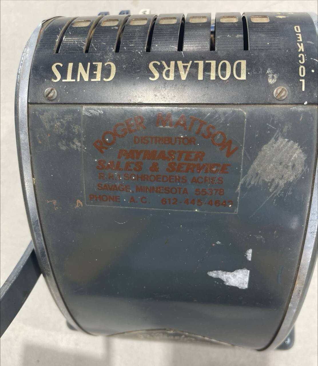 Vintage Paymaster Ribbon Check Writer Series S-600 | eBay