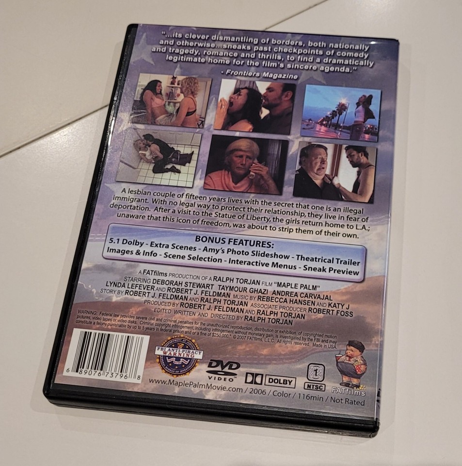MAPLE PALM rare LESBIAN dvd Torjan 2006 LGBTQ Stweart Ghazi Carvajal RARE R1 689076737968| eBay
