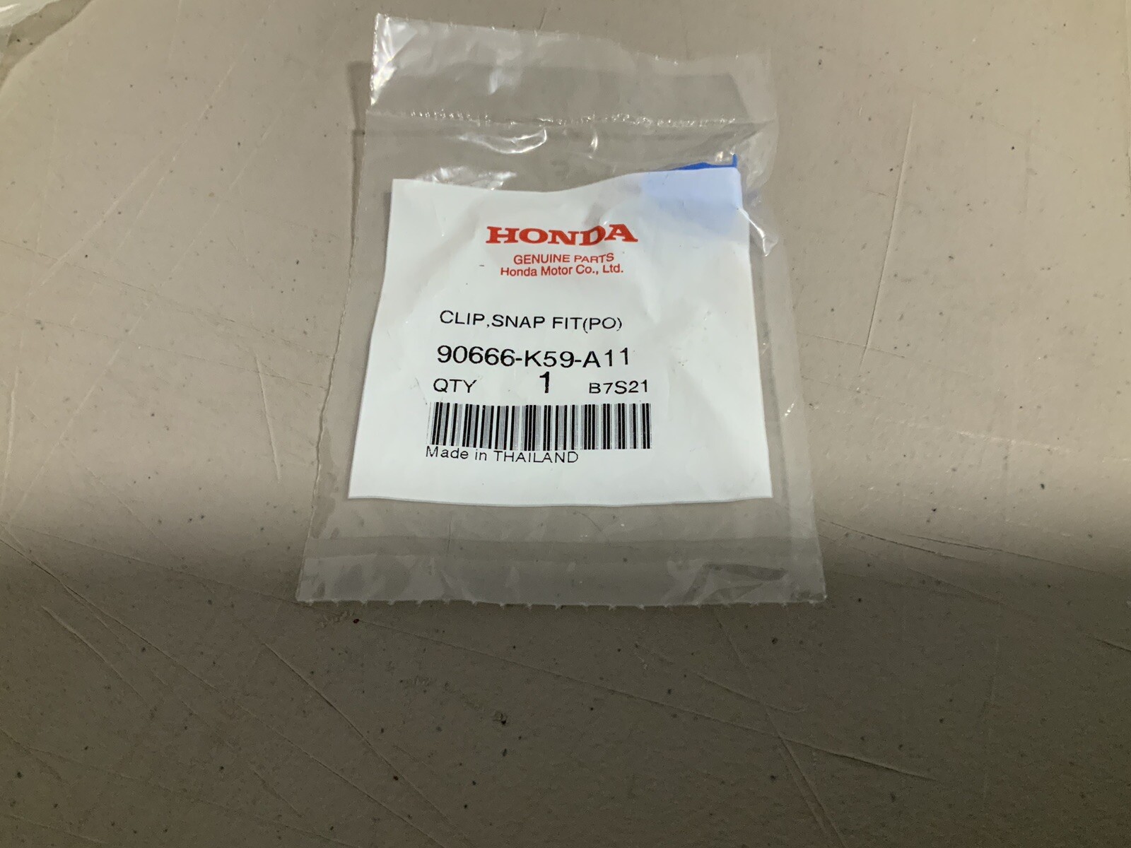 Honda OEM Clip Snap Fitting 90666-K59-A11 | 90666K59A11 | OE | 2-Pk ...