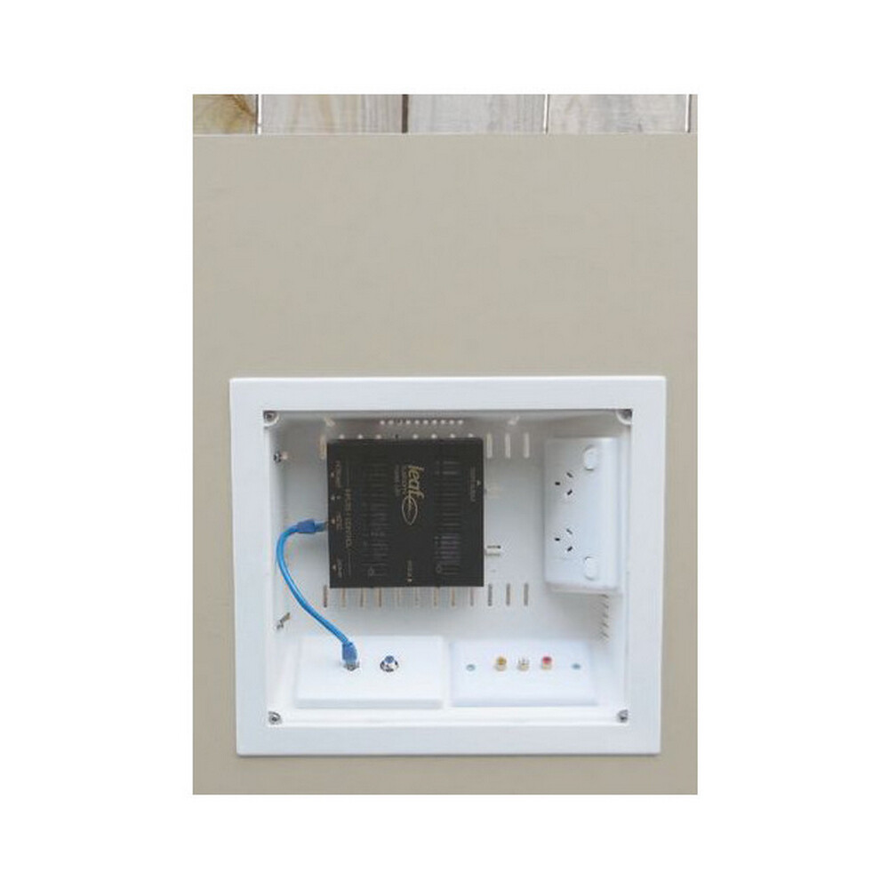 Recessed Hidden Media Hub Hide 5 Wall Plates Paintable In-Wall and In ...
