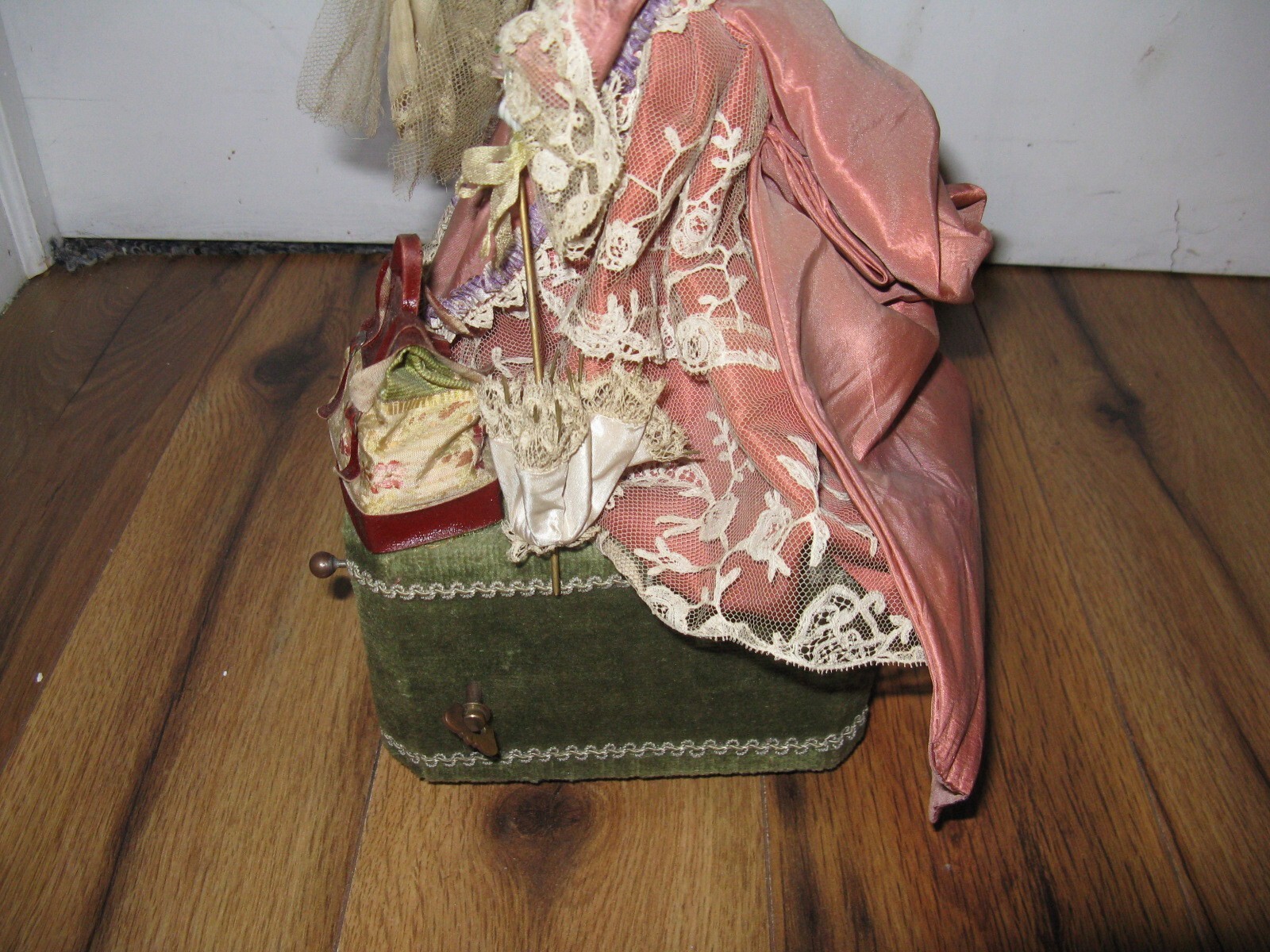 **READ** Antique Vintage French Automaton Porcelain Standing Doll 15.5 ...