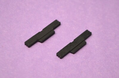 (Qty 2) Extended Slide Lock release Lever Fits Glock 17 19 20 21 23 Gen ...