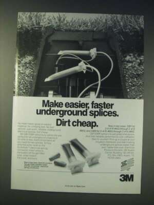 1989 3M DBY/DBR Direct Bury Splice Kits Ad - Make easier, faster ...