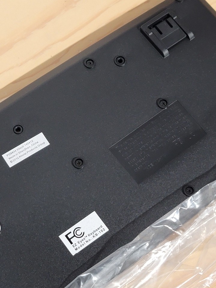 EZ Eyes Large Print Keyboard yellow big 4X larger keys computer letter ...