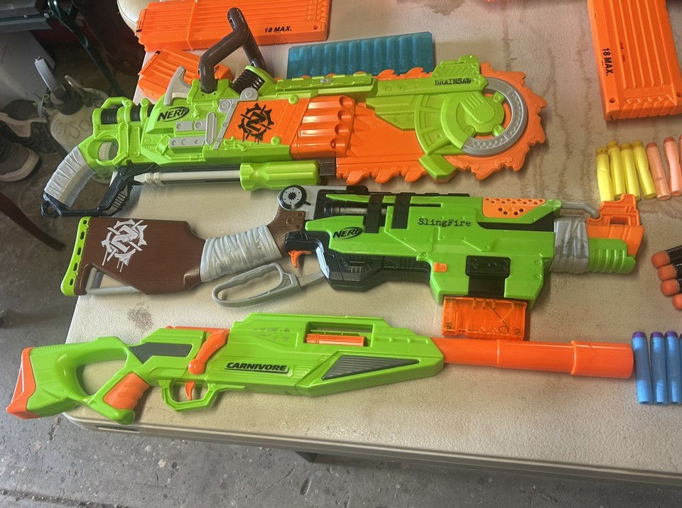 Nerf guns bulk Lot Retaliator Elite N Strike Modulus Regulator ...