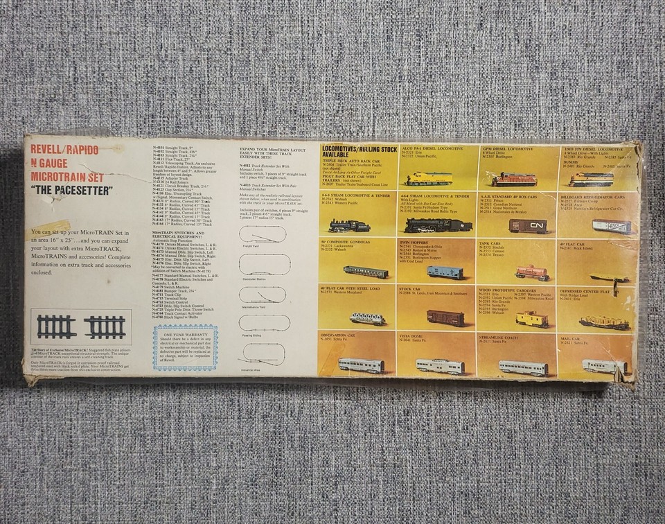 Revell Rapido Microtrain N Gauge Electric Train Set "The Powerhouse ...