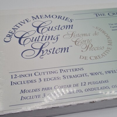 Creative Memories 12-inch cutting edges STRAIGHT WAVY, & SWELL sealed ...