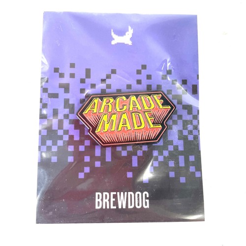 Brewdog Pin Badge Bar Arcade Made Beer New on Card see more badges in ...