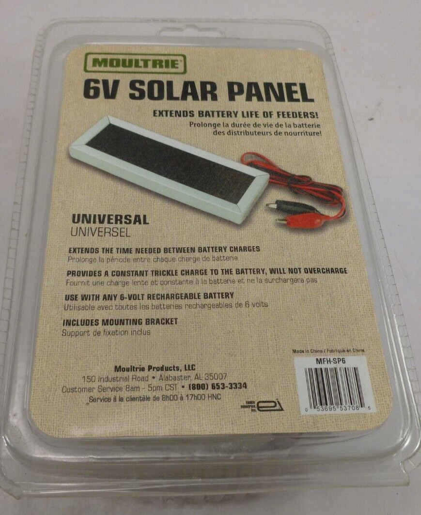 Moultrie+MFHP12349+6V+Deluxe+Solar+Panel for sale online | eBay