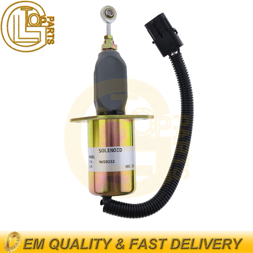 Fuel Shutoff Solenoid 3935649 4946639 for Cummins 5.9L 8.3L with Bosch ...