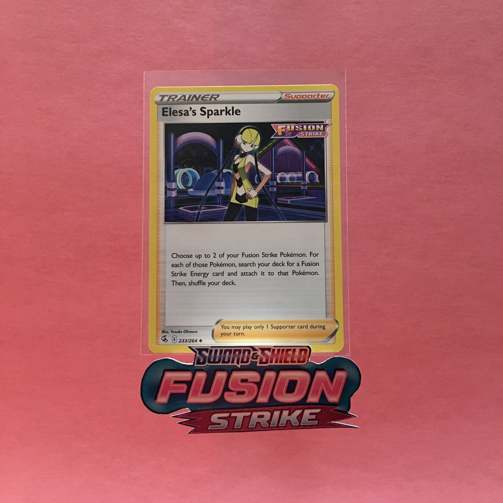Elesa’s Sparkle 233/264 Fusion Strike Pokemon TCG Card Mint/NM Pack ...
