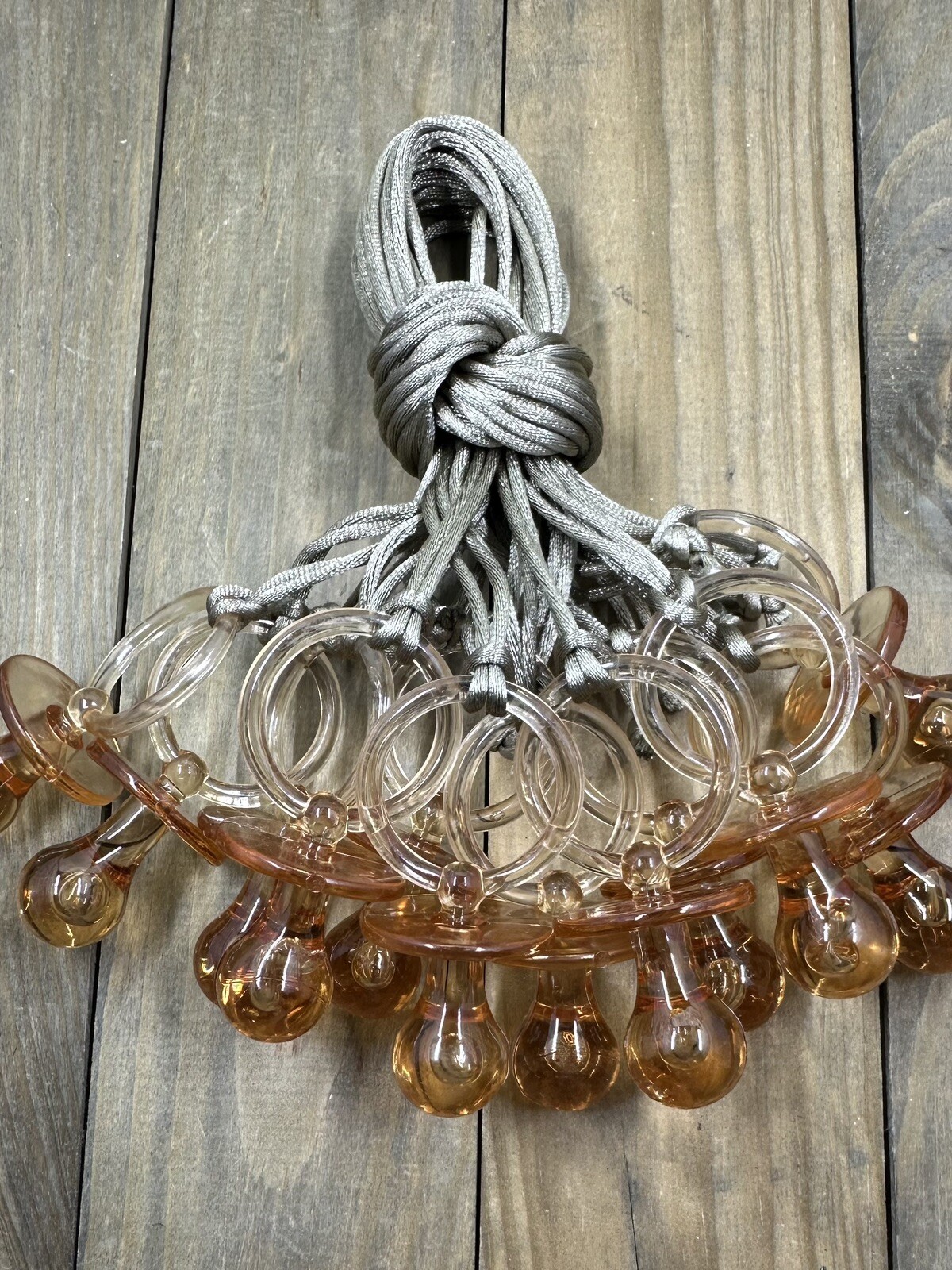 baby shower amber color pacifiers with tan string 12pcs In each bag | eBay