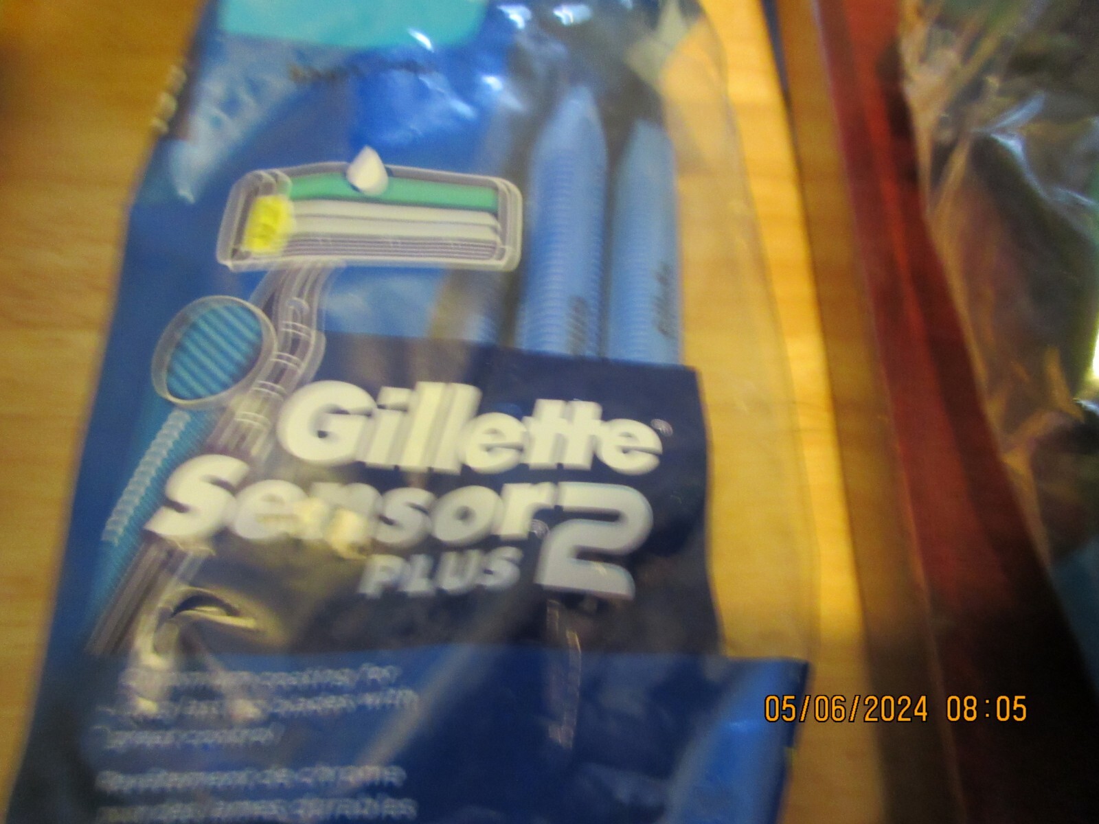 10 Gillette Sensor Plus 2 Disposable Razors Fixed Head Lubrastrip ...