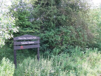Photo 6x4 Sign: Flitch Way Country Park at Takeley Station c2010 | eBay UK