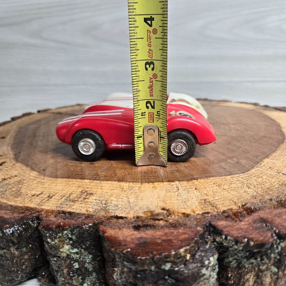 *TWO* Vintage 1960's Eldon 750-15 Ferrari Slot Car Red White 5" Plastic ...