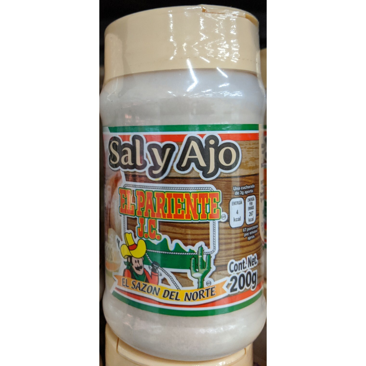 EL PARIENTE MEAT SALT & GARLIC SEASONING / SAZONADOR DE SAL Y AJO 7oz ...