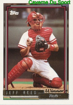 091 JEFF REED REDS TOPPS GOLD WINNER BASEBALL CARD 1992 | eBay
