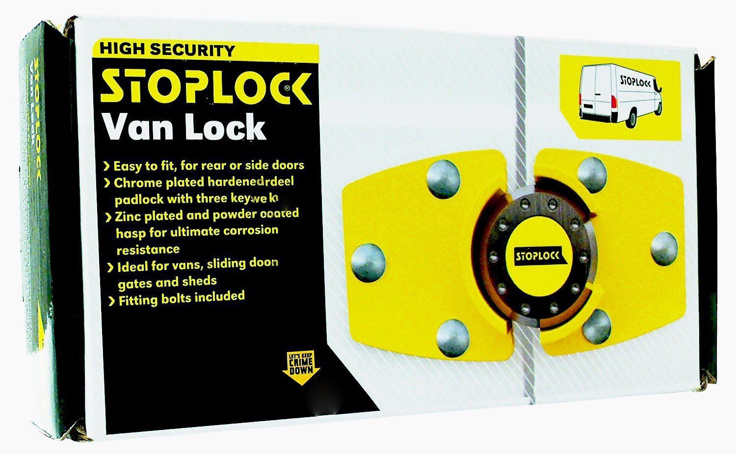 Stoplock for Ford Transit High Security Anti-Theft Van Rear Door Lock ...
