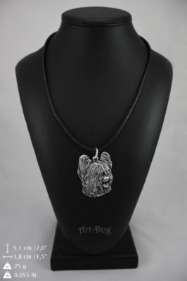 Berger de Brie, collier couvert d’argent, qualité supérieure Art Dog FR ...