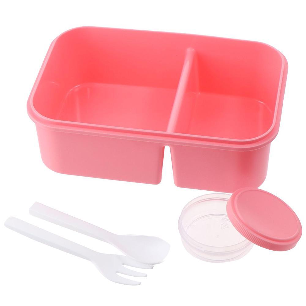 Large Capacity Bento Lunch Box 2 Compartments Lunch Boxes Kids School ...