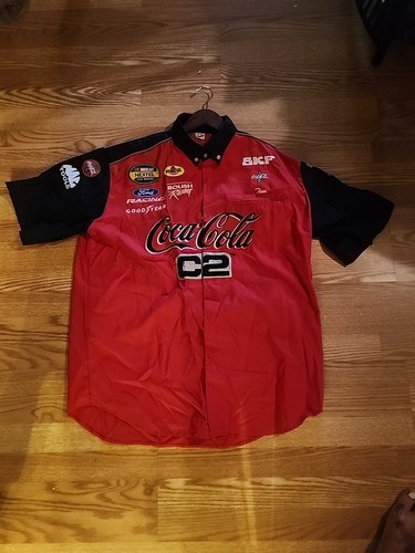 Nascar Roush Racing Coca Cola C2 Pit Crew Race Team Issued Uniform ...