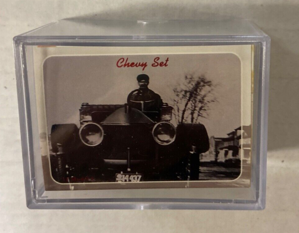 1992 Collect-A-Card Chevy Set Series 1 Complete 100 Cards w/Plastic Box ...