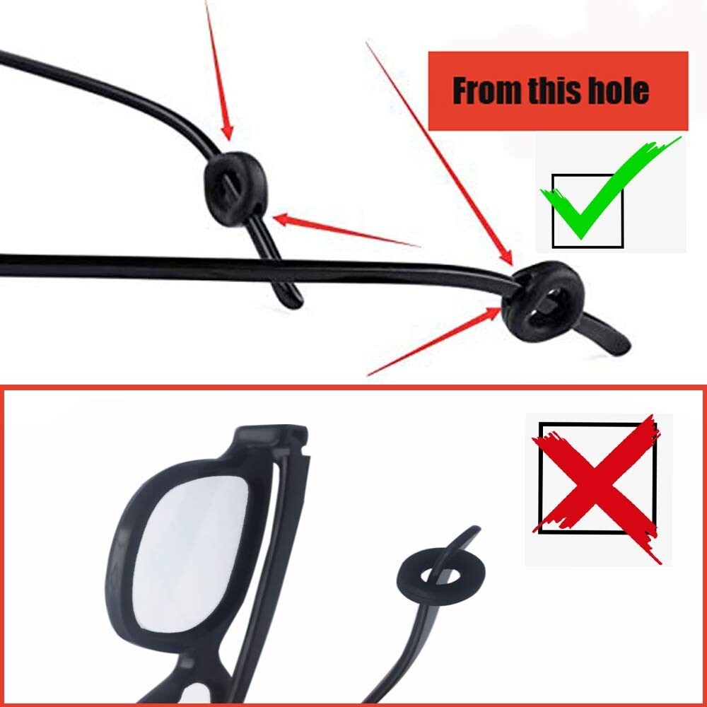 20pairs Clear Eyeglass Arm Cushions Silica Gel Safety Eyewear Retainers ...