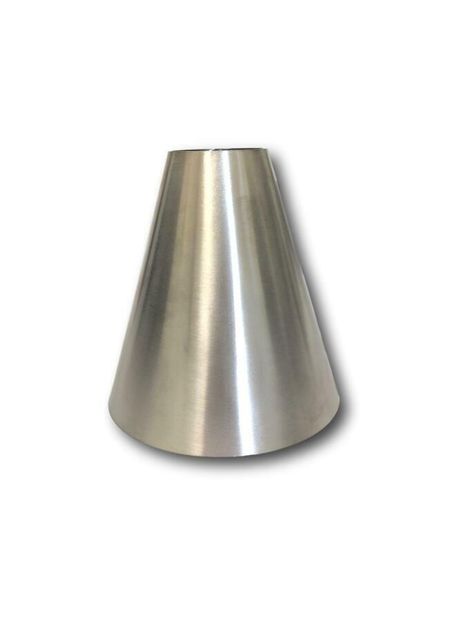 5" x 2" Exhaust Tube Merge Taper Cone Stainless Steel 316 | eBay