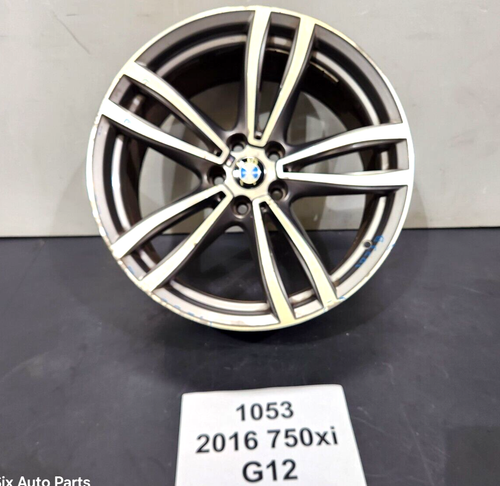OEM BMW G11 G12 Rear Wheel Rim 19x8.5" ET25 Style M Double Spoke 647M ...