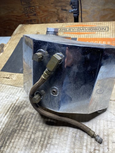 Harley Sportster Ironhead Chrome Horse Shoe Oil Tank Chopper Xlch XLH ...