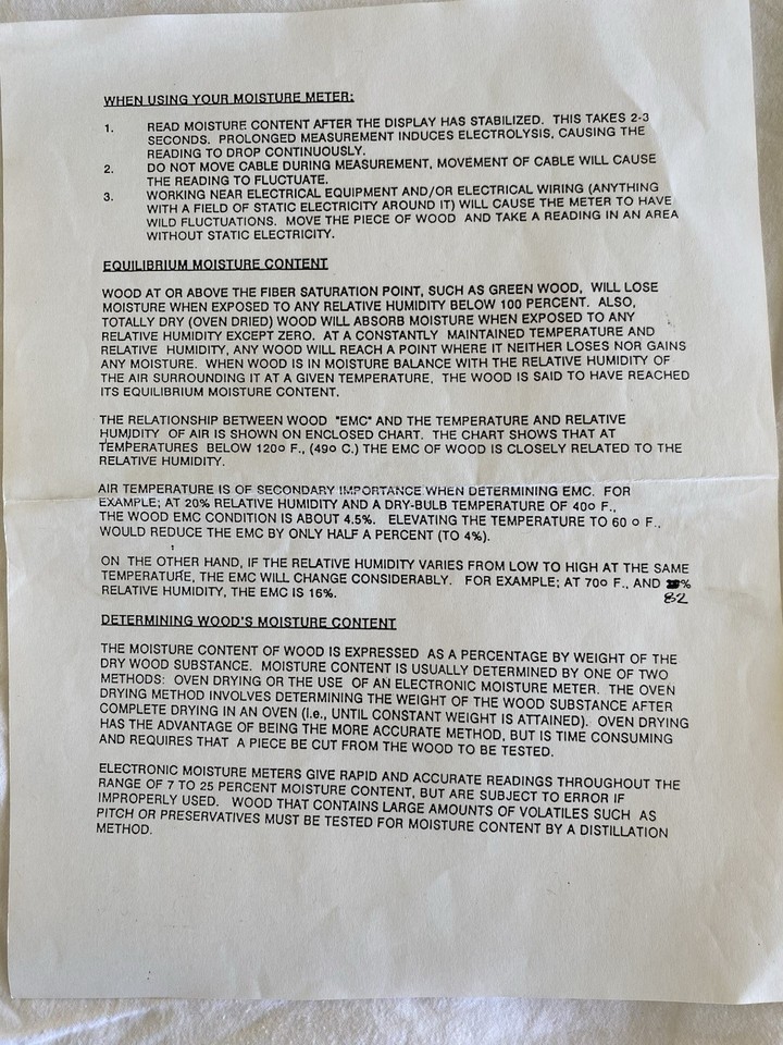 Lignomat Mini-Lignomat DX/C Moisture Meter Kit Package D2-M With Case | eBay