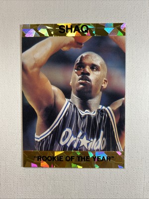 Shaquille O’Neal LSU/Magic Rookie #5 Gold Foil Limited Edition/25K ...